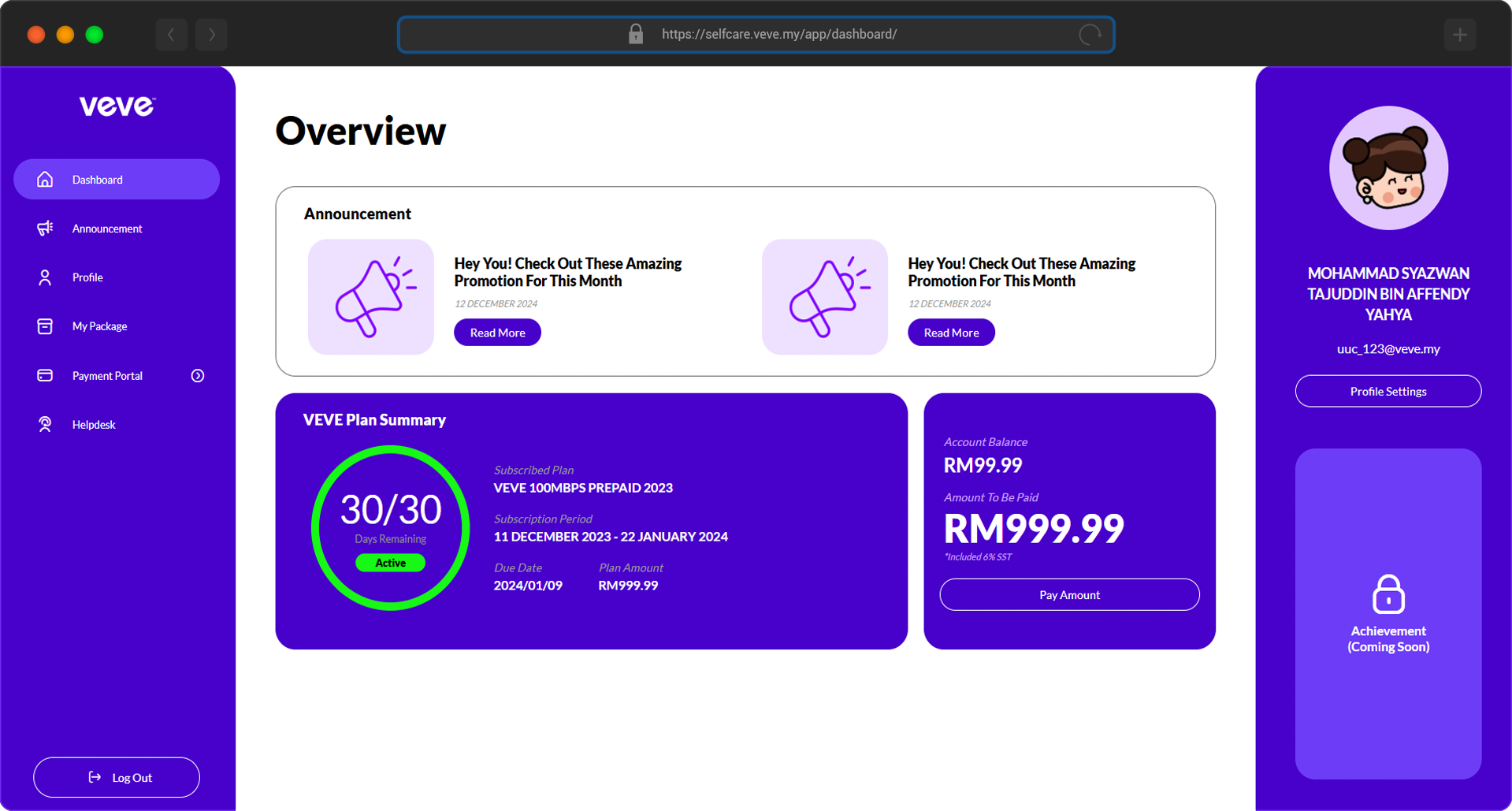 VEVE Portfolio – 5AM Portfolio